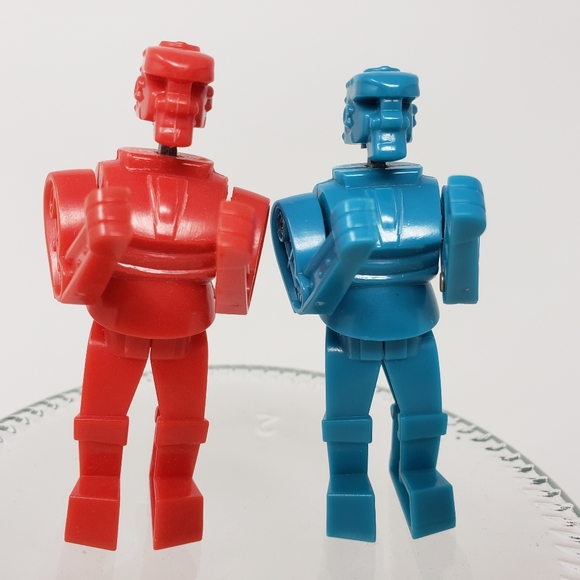 Toys | Rock Em Sock Em Robot Replacements Blue Bomber And Red Rocker ...